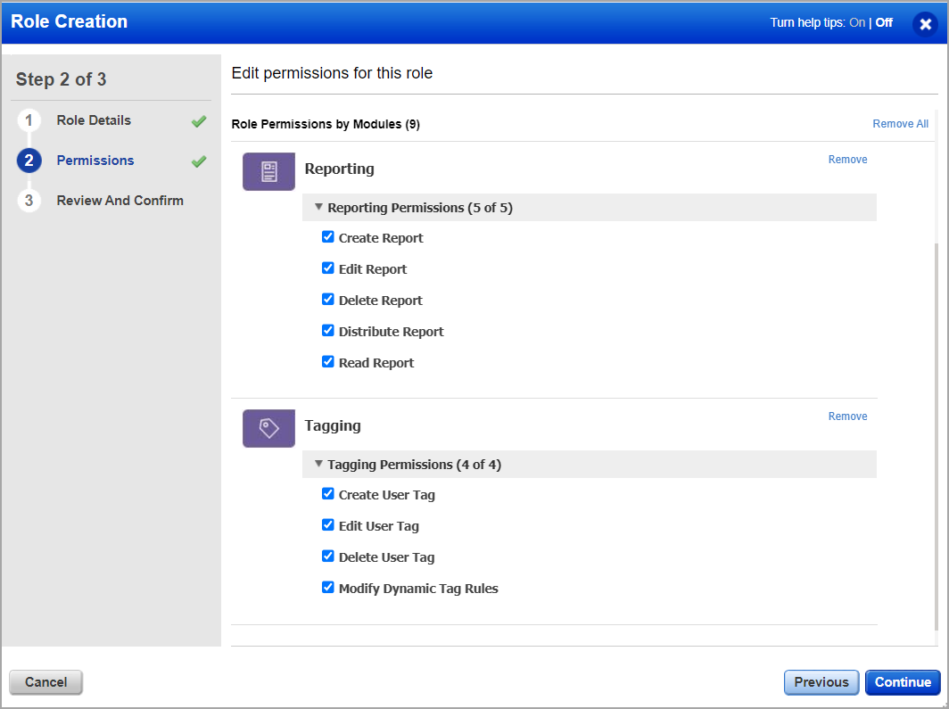 Manage User Roles