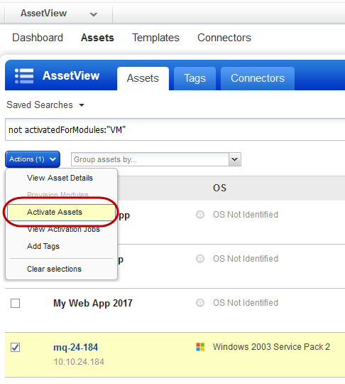 How to Activate Your EC2 Assets Manually